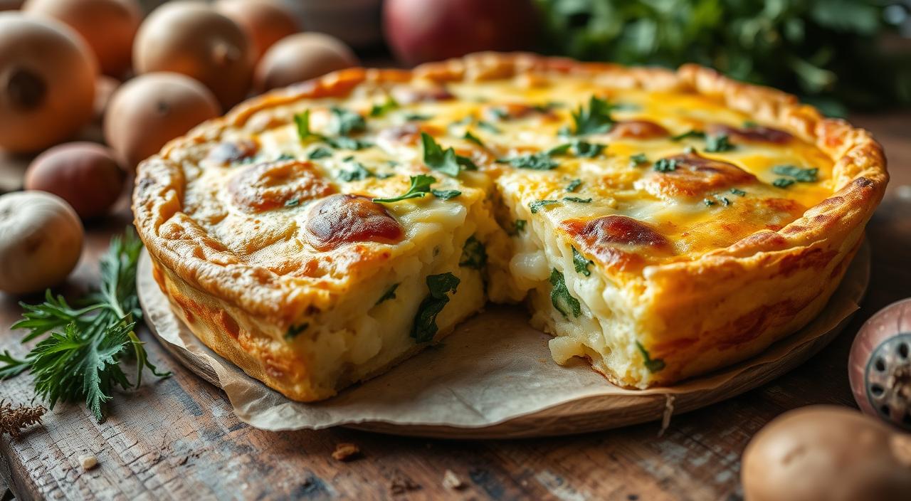 Delicious Turnips & Potato Frittata Recipe